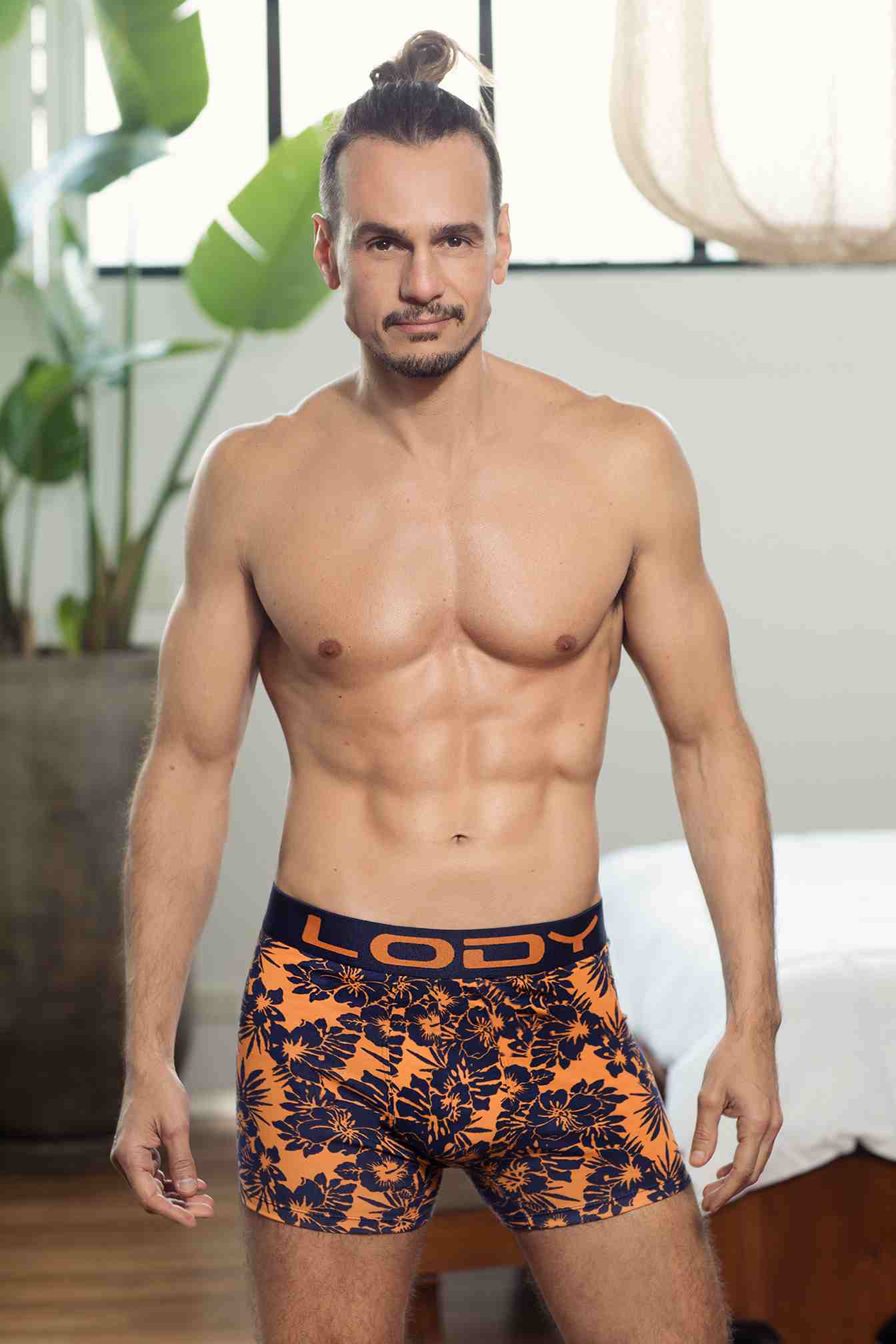 Boxer hombre lody men estampado orange - Tienda Nap