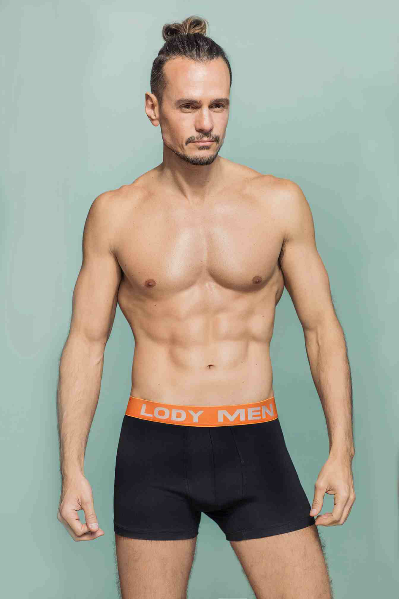 Boxer hombre lody men liso elástico orange - Tienda Nap Mayorista